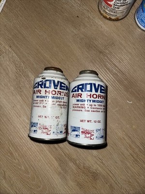GROVER AIR HORNS Mighty Midget Power Unit Up To 1000 Blasts NOS | eBay