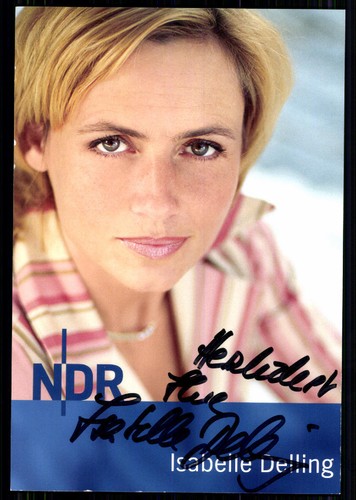 Isabelle Delling NDR Autogrammkarte Original Signiert ## BC 23079 | eBay