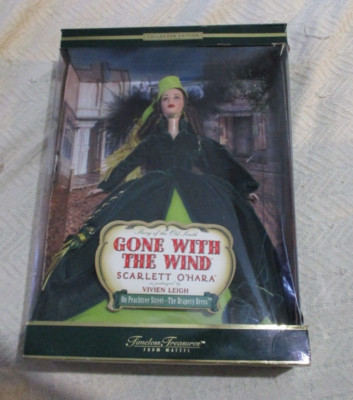 BARBIE Gone W/ The Wind Scarlett O'Hara Peachtree St Drapery Dress 2001 ...