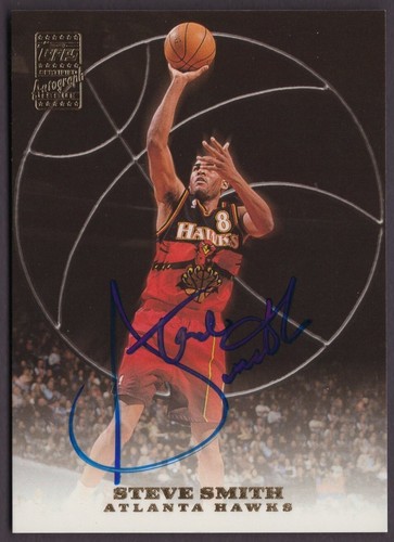 1999-00 Topps Certified Autograph Issue Gold #SS Steve Smith Auto | NM ...