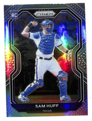 2021 Panini Prizm #116 Sam Huff SILVER HOLO rookie card Rangers | eBay