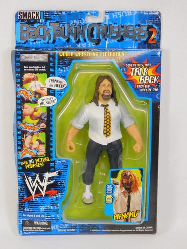 WWE SMACKDOWN MANKIND BACK TALKIN CRUSHERS SERIES 2 TITANTRON JAKKS ...
