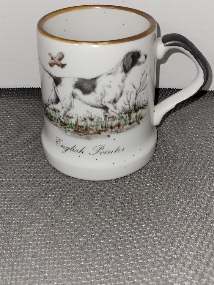 Vintage Speckled Stoneware English Pointer Coffee Tea Mug Enesco | eBay