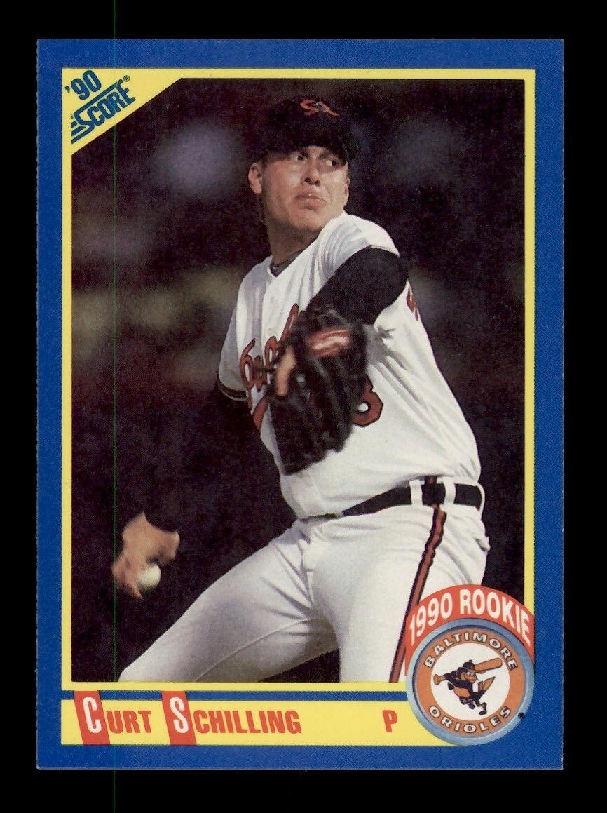 1990 SCORE #581 CURT SCHILLING ROOKIE RC BALTIMORE ORIOLES | eBay