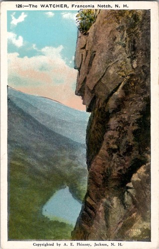 Vintage Postcard The Watcher Franconia New Hampshire NH USA UNP White ...