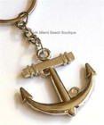 Nautical Anchor Keychain Keyring LOVE Boat Ship Valentines Gift Silver ...