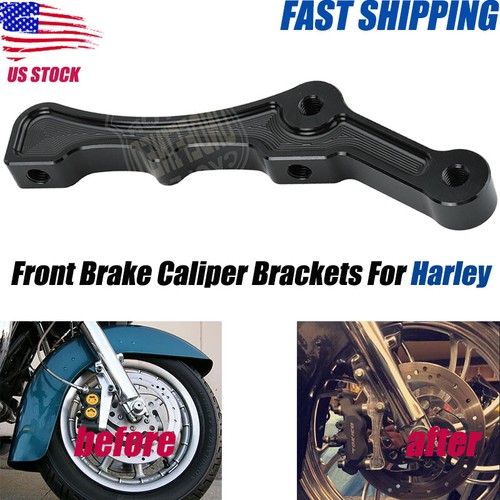 Radial Brake Caliper Bracket Front Disc Brake Caliper Mount for Harley ...