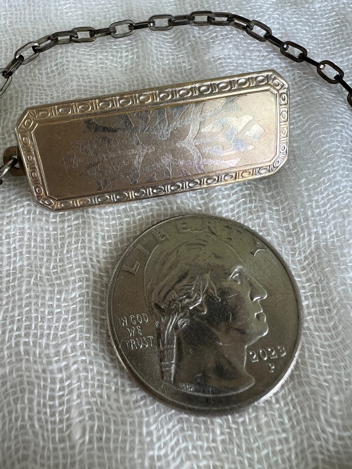 Late Victorian Gold-Filled Engraved Men's Belt Loop Watch, c.1880s ...