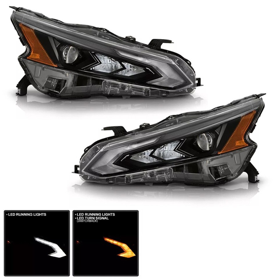 Pair LH & RH LED Headlights Assembly For Nissan Altima 2023 2024 2025 ...