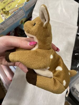 Vintage Beanie Baby TY Plush Toy Whisper 1998 Deer Original Pellets | eBay