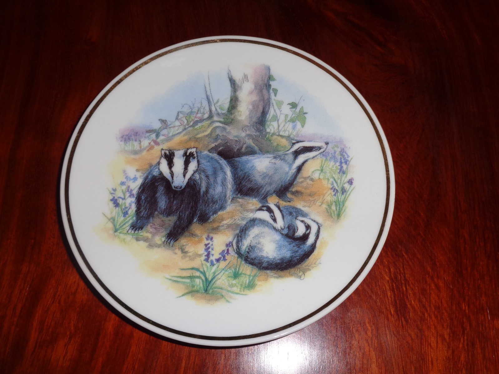 Wildlife Of Britian Collectors Plate BADGERS Readers Digest | eBay UK