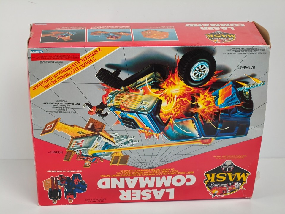 MASK Kenner M.A.S.K. Laser Command 100% COMPLETE with Box & Working ...