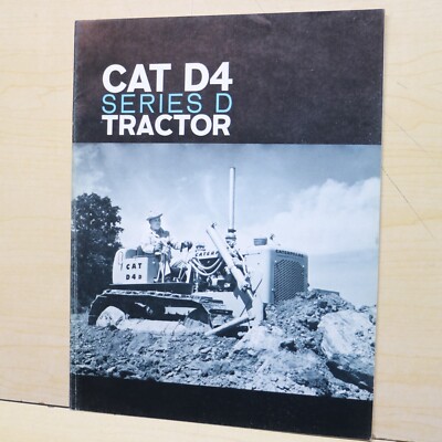 CAT CATERPILLAR D4D Crawler Tractor Dealer Sales Brochure Guide ...