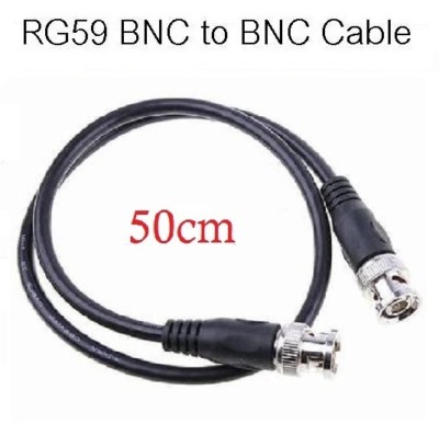 RG59/U 75ohm 50cm ( 19.1/2") BNC Male to BNC Male Coaxial Video Cable ...