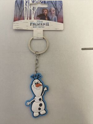Frozen 2 Olaf Rubber & Metal Keyring Chain - Disney Movies | eBay Australia