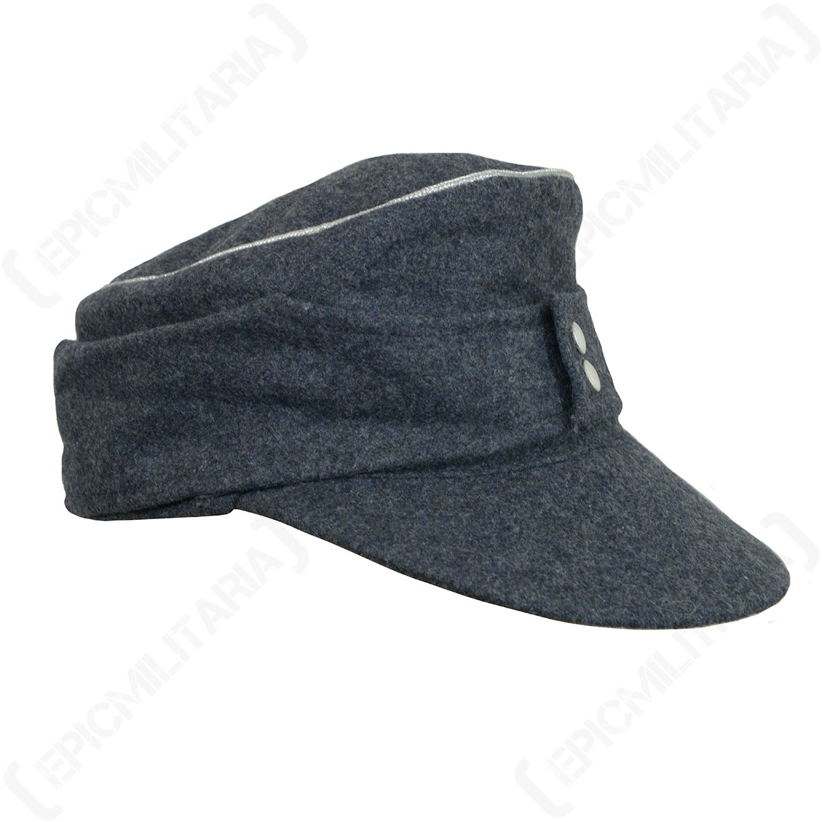 WW2 Luftwaffe M43 Officers Ski Cap - Repro German Hat Sun Peak Uniform ...