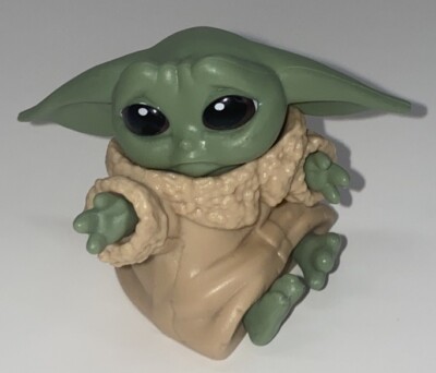 Baby Yoda Small Figurine Resin Plastic New Star Wars Toy Mandolorian 2 ...