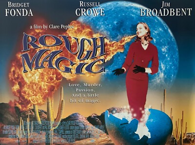 ROUGH MAGIC ORIG 1995 BRIT QUAD 30" X 40" ROLLED NEW BRIDGET FONDA, RUSSELL CR | eBay