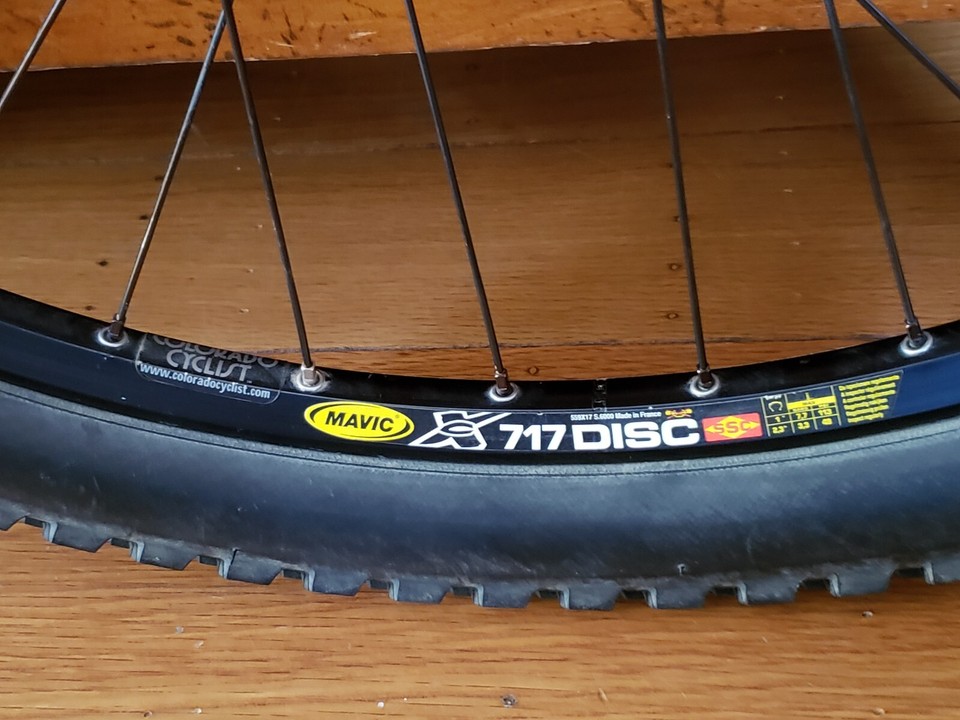 26" WTB 'Laser Disc Lite' Wheelset, Mavic 717 rims, mtb bike wheels | eBay