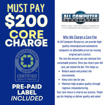 All Computer Resources - $200 Refundable Core Deposit Payment | eBay