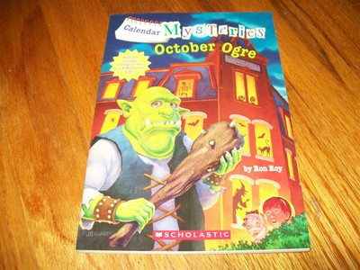 OCTOBER OGRE - CALENDAR MYSTERIEIS - RON ROY - PAPERBACK - EXCELLENT ...