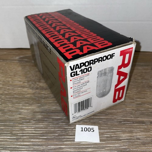 GL100 100 Series RAB Vaporproof Threaded Glass Globe | eBay