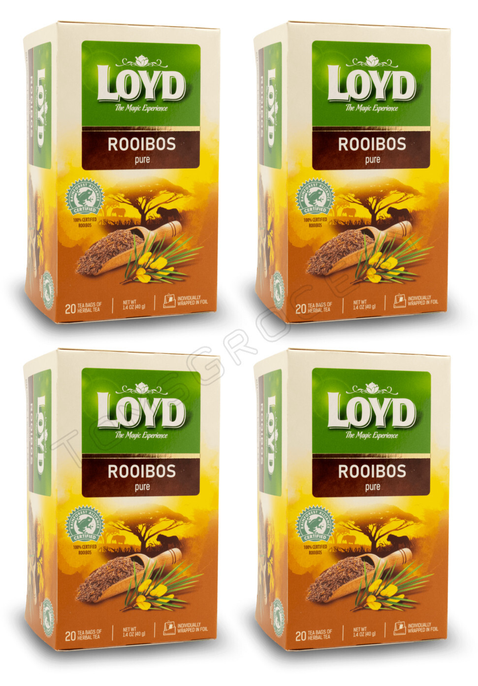 4 LOYD ROOIBOS PURE Herbal Infusion 20 Teabag Tea Boxes | eBay