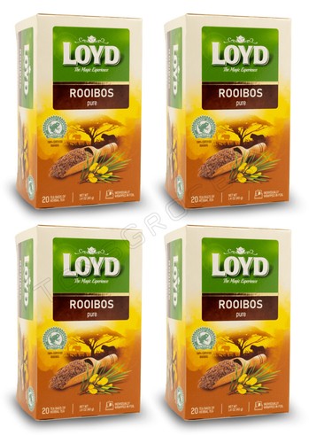 4 LOYD ROOIBOS PURE Herbal Infusion 20 Teabag Tea Boxes | eBay