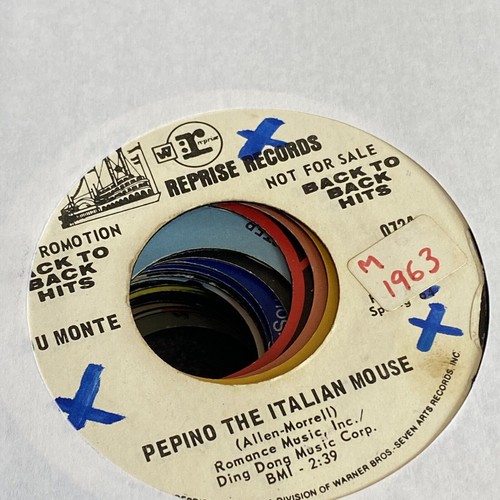 Lou Monte, Pepino The Italian Mouse ~ 1962 Reprise 45 - Promo | eBay