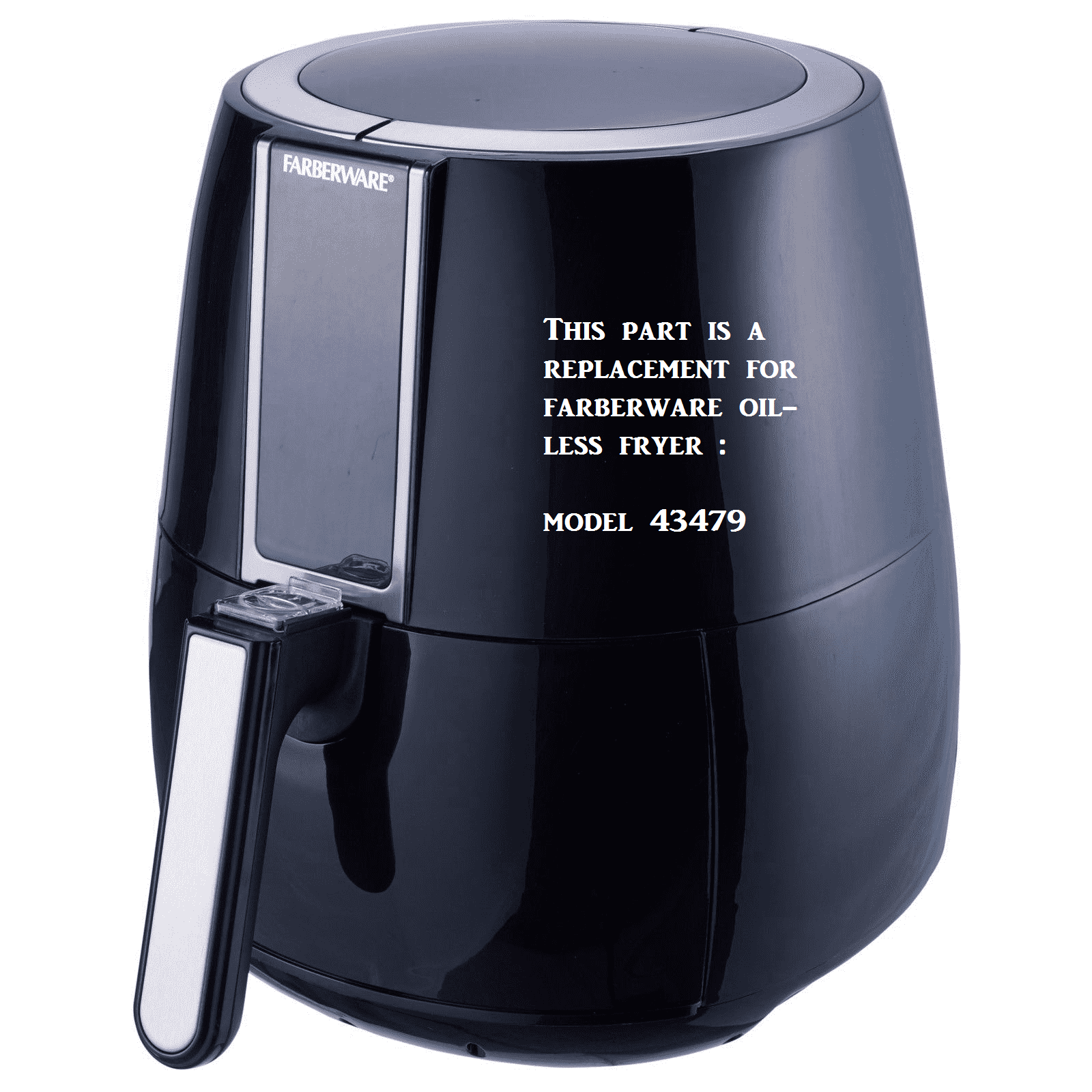Farberware 43479 Oil-Less Fryer Air Steam Vent Replacement Part Black ...