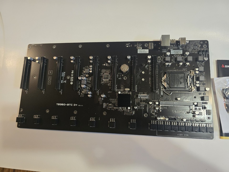 BIOSTAR TB360-BTC D+ LGA1151 Riserless 8 GPU Mining Motherboard | Brand ...