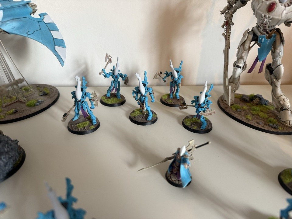 Warhammer 40K Eldar/Aeldari Wraith Army Painted | eBay UK