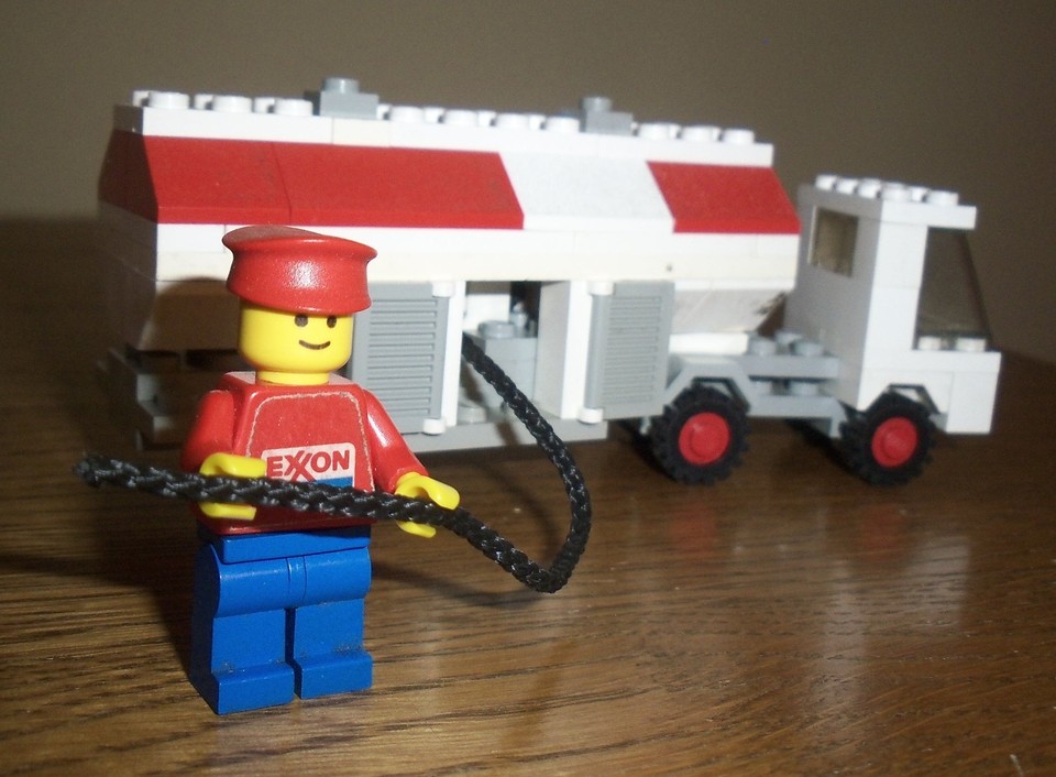 Vintage Lego #554 Exxon Fuel Pumper 100% Complete w Box & Booklet | eBay