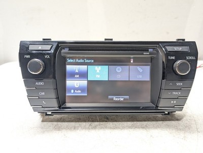 2014-2016 Toyota Corolla Radio Stereo CD Bluetooth Touch-Screen 86140 ...