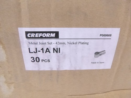 60 Pack Creform LJ-1ANI 42mm Nickel Plating Metal Pipe Frame Joints | eBay