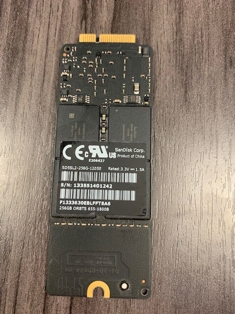 GENUINE SSD PCIE 256GB (661-7009) A1425 A1398 Mid 2012/Early 2013 ...