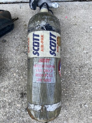 Scott 4500PSI 45 Min SCBA Bottle Tank Cylinder valve Paintball Air gun ...