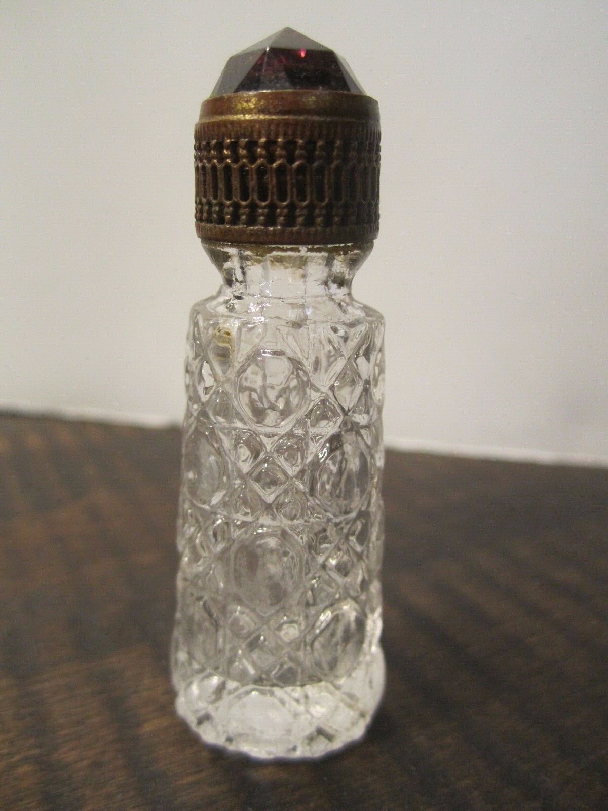 Czech Filigree Pink Jeweled IRICE/STUBBY Signed Mini Crystal Perfume ...