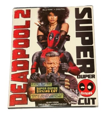 DEADPOOL 2 NEW BLU-RAY + Digital , Super Duper Cut -Free Shipping ...