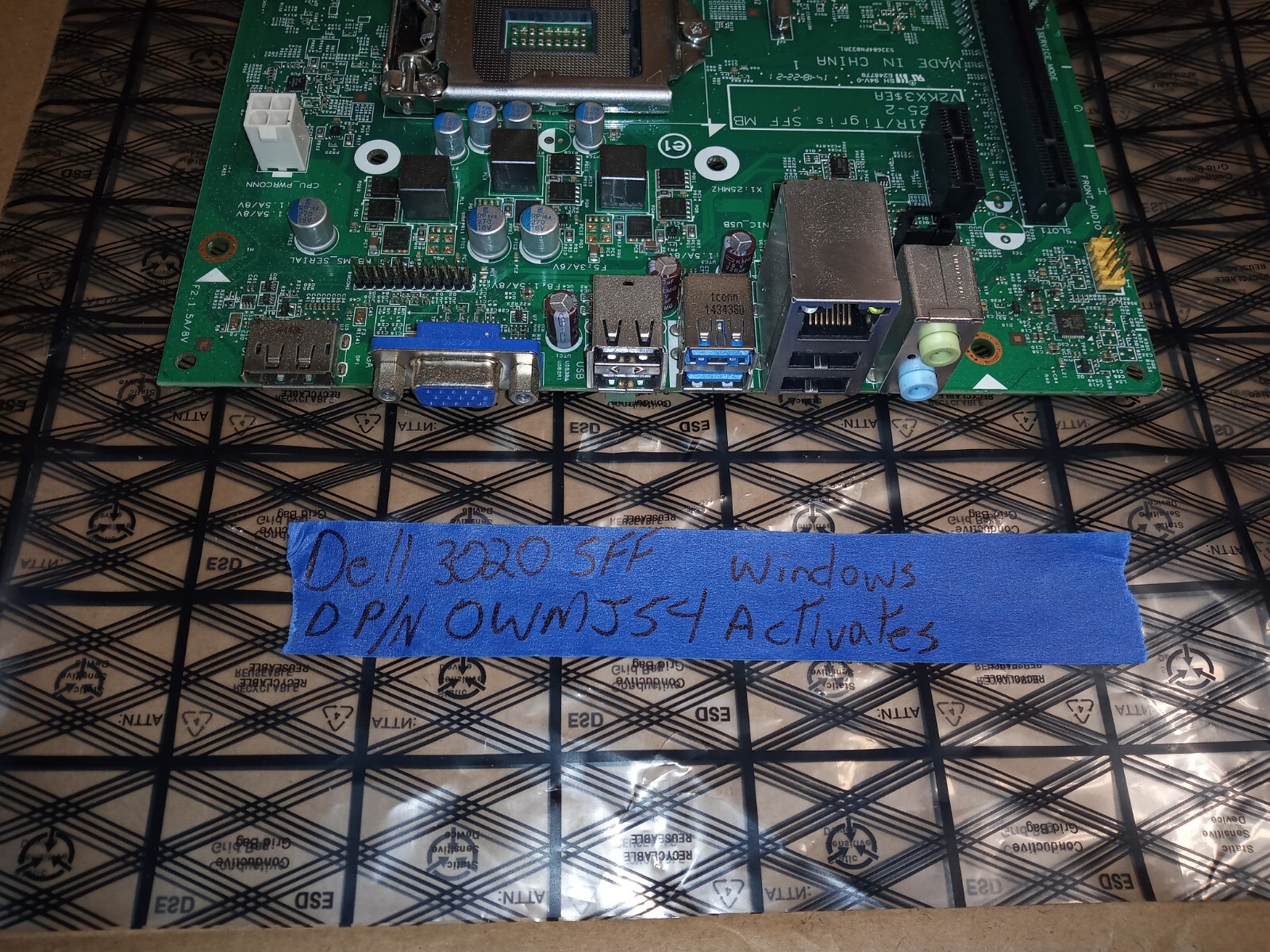 Dell Optiplex 3020 SFF MB W/8GB RAM+ Extras Intel Socket 1150 D P/N ...