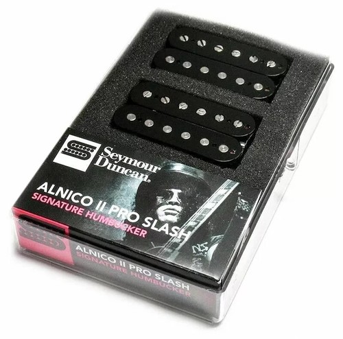 Seymour Duncan Signature Slash Alnico II Pro Humbucker Pickup Set Black ...