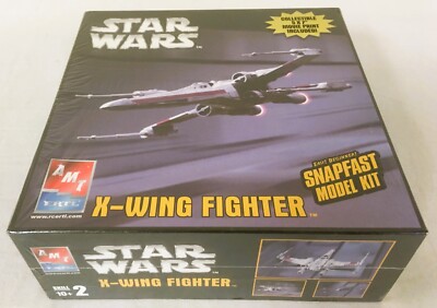 AMT ERTL Star Wars X-Wing Fighter Snap-fast Model Kit #38269 New ...