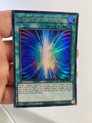 Cipher Interference - BROL-EN039 - Ultra Rare 1st Edition | eBay Australia