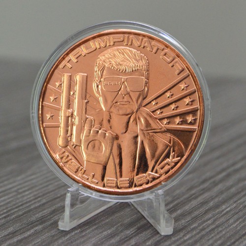 Trumpinator Donald Trump 2024 1 oz .999 Copper Round Collectible ...