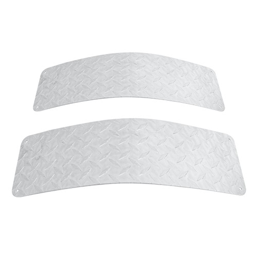 Aluminum Sturdy Built Diamond Plate Trailer Fender Rock Guard Set HEP ...