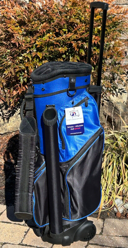 RJ Sports Spinner Cart Golf Bag Wheels Retractable Handle UNIQUE ...