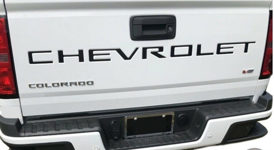 2021-2022 CHEVROLET COLORADO tailgate Letters Tailgate Decals | eBay