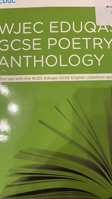wjec eduqas gcse poetry anthology - DIGITAL NOTES!!! | eBay UK