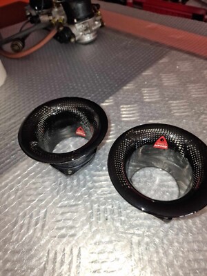 Ducati Corse 996RS/factory 2001 Carbon Inlet trumpets/velocity stacks ...