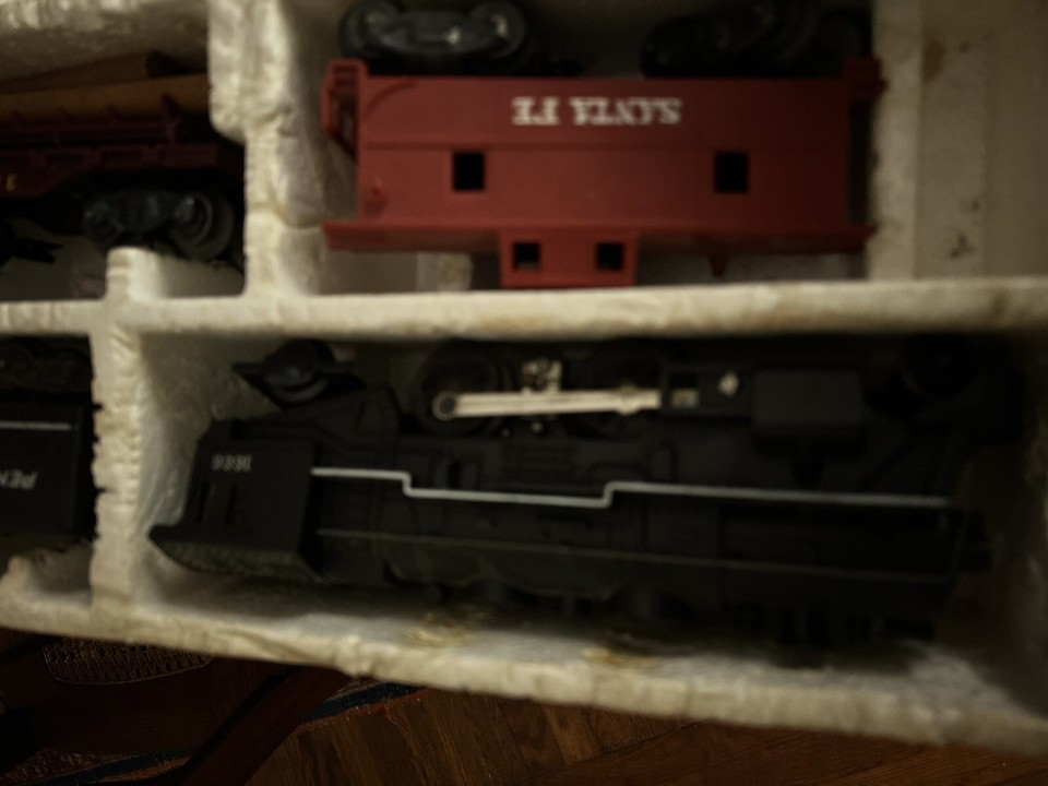 Vintage Marx Big Rail Work Train Set complete Original Paperwork And ...